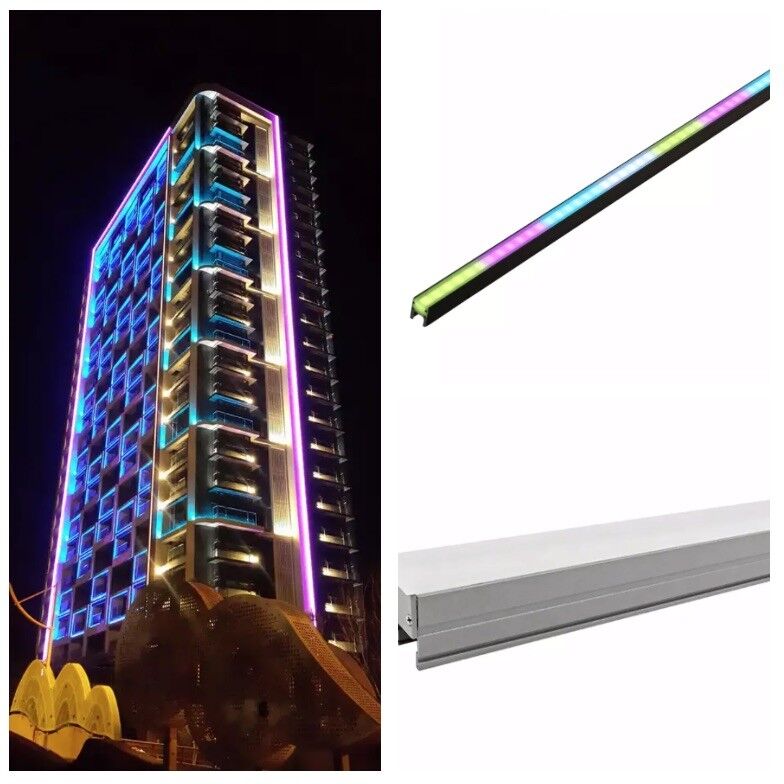 Outdoor IP66 Waterproof LED Strip Light SMD5050 RGBW LED Linear Light 24 - 48VDC