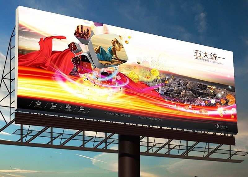 External Led Full Color Screen P10 , Waterproof Led Advertising Signs