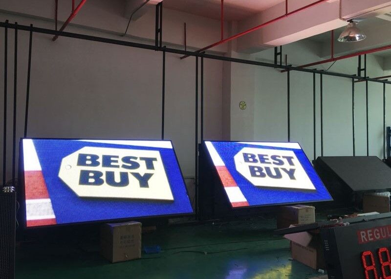 Front Access Led Display P6 RGB Wall Mounted Single Face For Outdoor