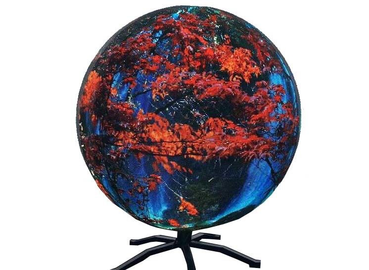 4mm Sphere Creative Led Display Stage Indoor Diameter 1.8 Meter Ip65