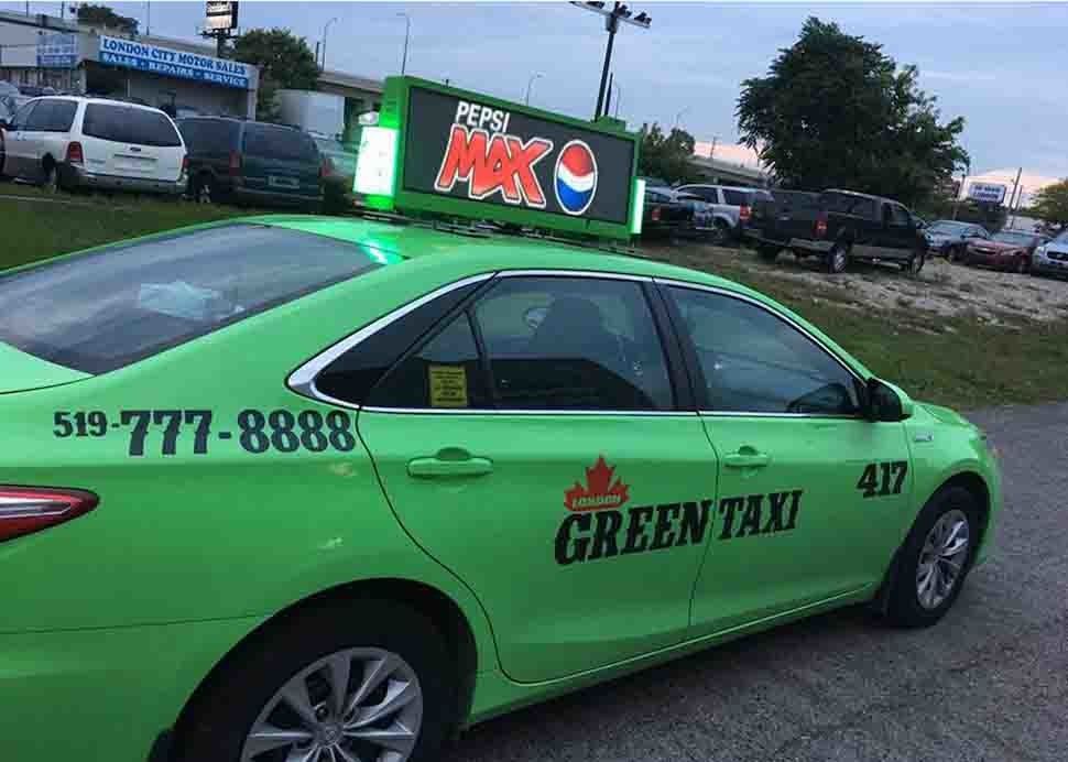 P5 Full Color Outdoor Taxi Led Display Smd With Wide Viewing Angle