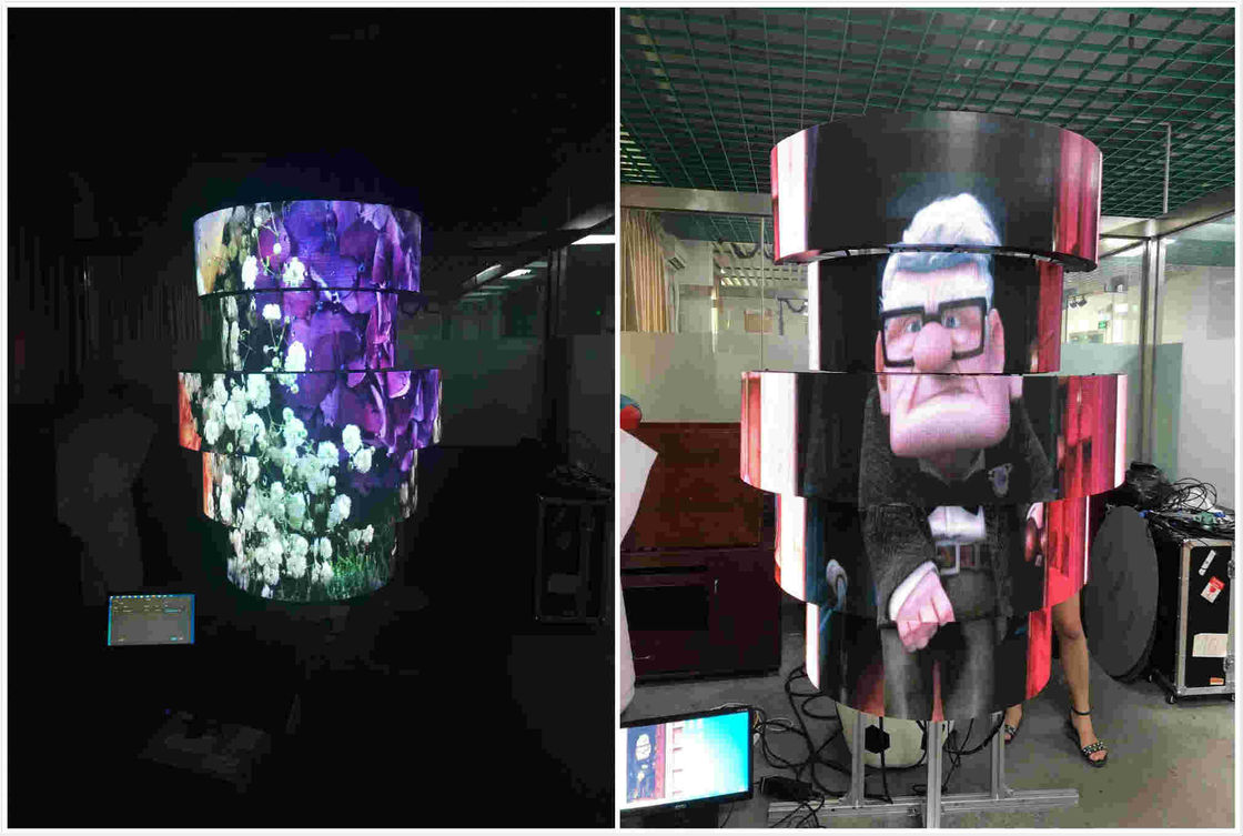 40mm Thickness HD LED Display P3.8mm Flexible Soft Module Nation Star ...