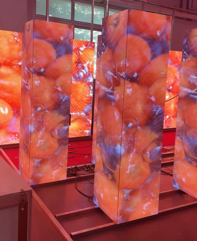 Indoor P3mm Curved LED Screen Soft LED Module 2880Hz Front Magnetic ...