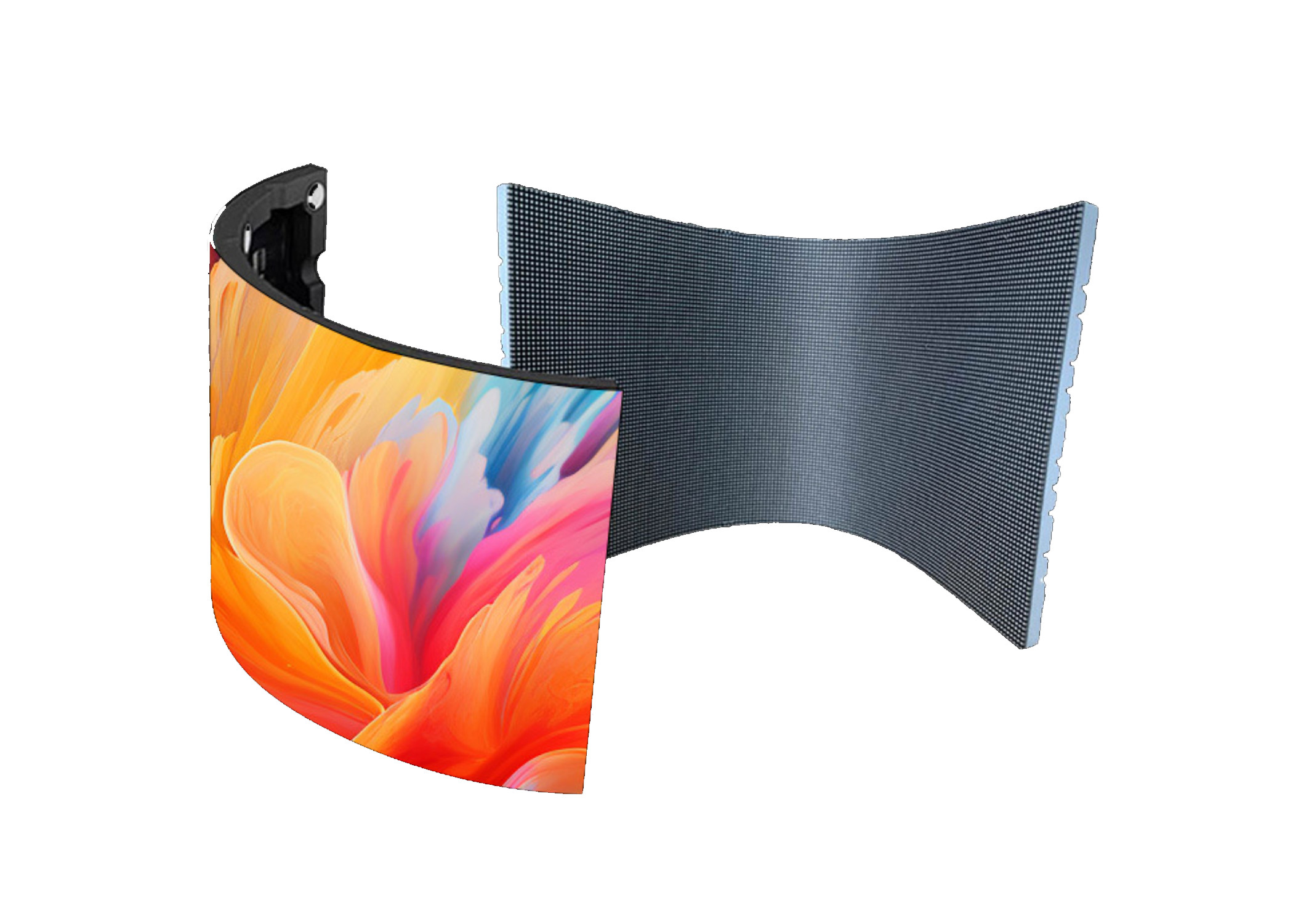 Creative LED Display P1.86mm Flexible Modules for Building Facades with ...