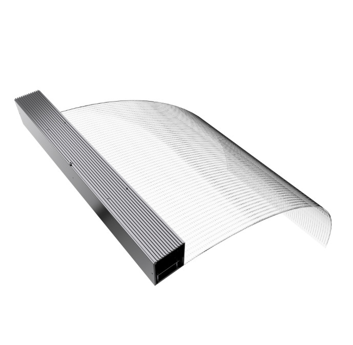 Ultra-Thin Transparent LED Film Display P4-8, 3000 Nits, 1000mm x 240mm ...