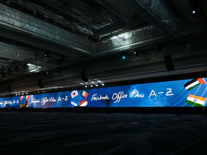 500 X 1000 Mm Large Led Video Display Board 4k P4.81mm Ip65 Ingress Rate