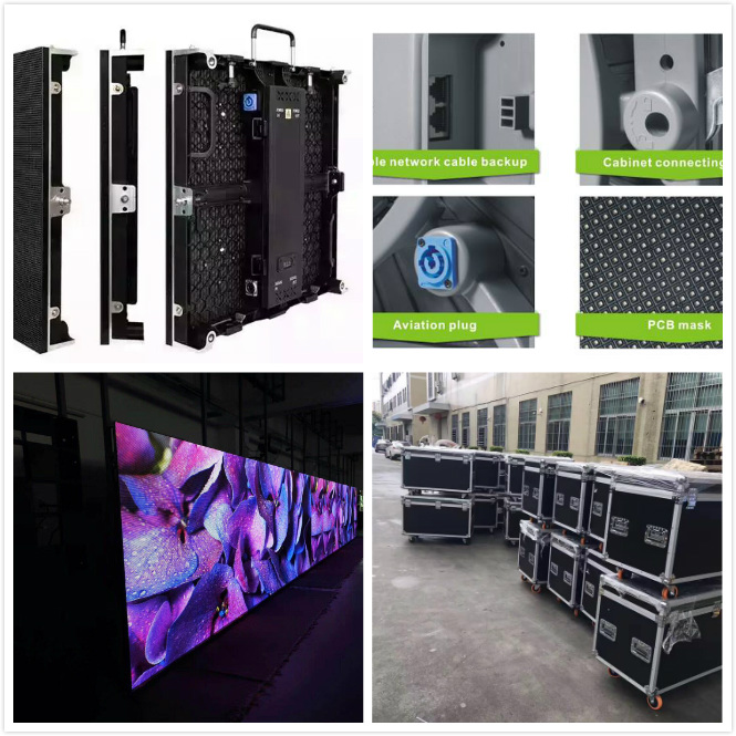 Indoor P3.91 Led Video Display Board , Led Panel Wall 500x500mm Nation ...