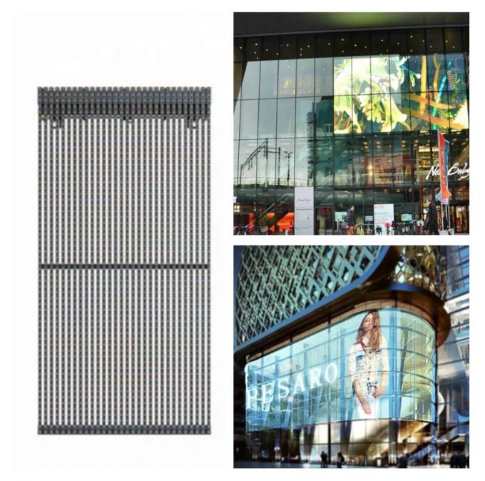 High Brightness LED Mesh Screen Outdoor P10.4mm 1000x1000mm DIP346 LED