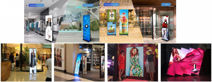 Seamless Splicing Creative LED Poster for Indoor Advertising in ...